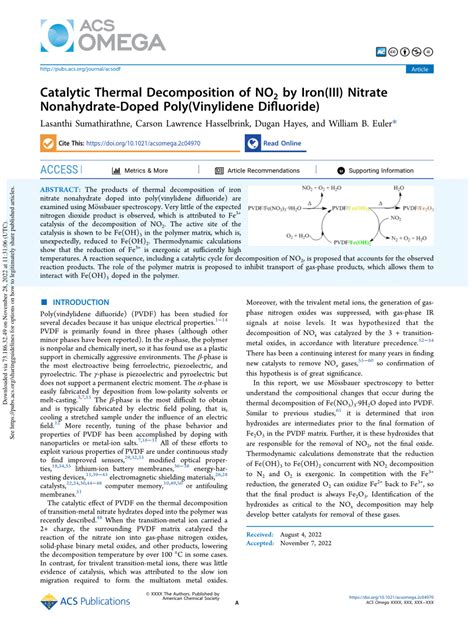 The Chemistry of Iron(III) Nitrate - King Ice Apps