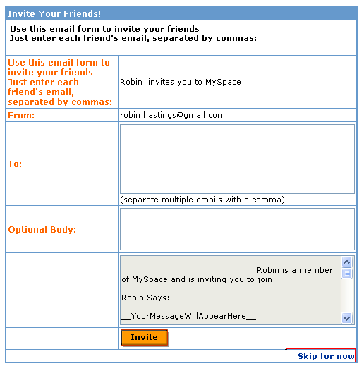 Create A Myspace Account - King Ice Apps