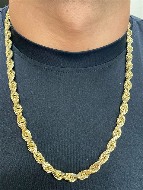 Gold Rope Chain Solid - King Ice Apps