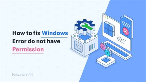 How To Fix Windows Error Do Not Have Permission - King Ice Apps