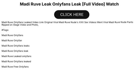 Madi Ruve Onlyfans Leak - King Ice Apps