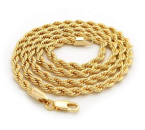 Rope Chain Gold Plated - King Ice Apps